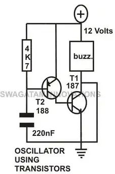 Current amplifier circuit using transistors