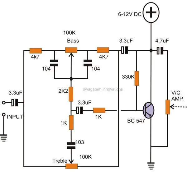 Passive Tone Control Circuit Diagram Wiring Diagram And Schematics