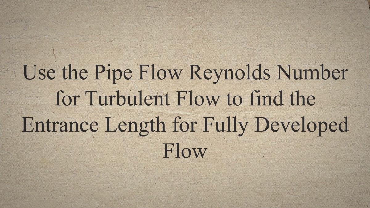 What Is Reynolds Number For Pipe Flow Definition Use Reynolds Number ...