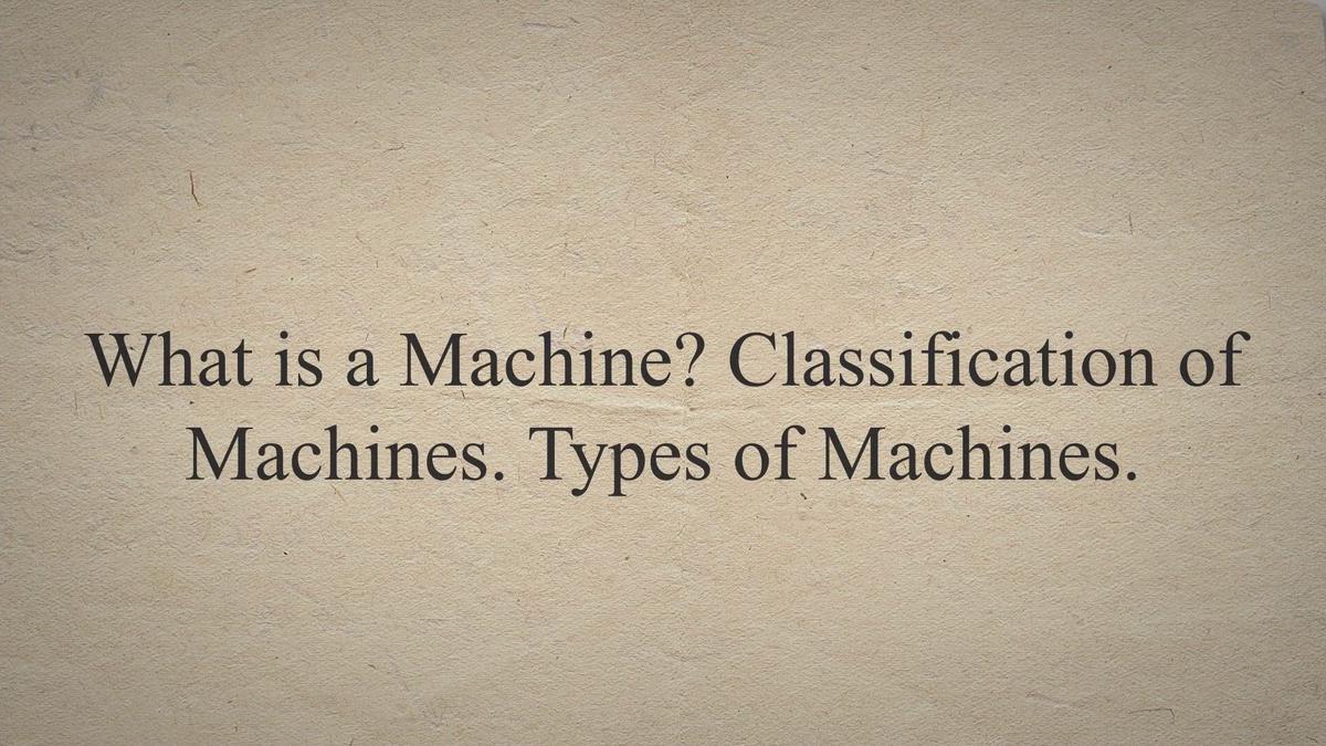 Types of Projections for Designing Machines and Instruments