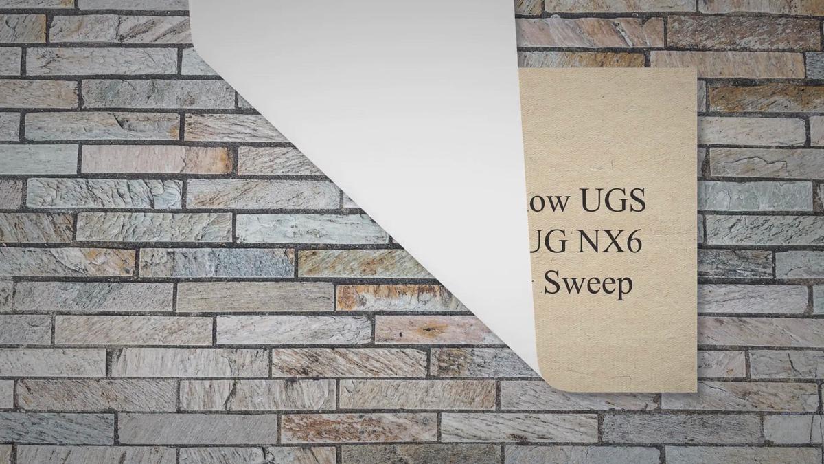 Unigraphics Tutorial – Know UGS Swept Operation, Create UG NX6 Swept Feature, Learn UG Sweep