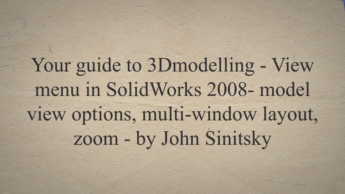 Learn CAD with SolidWorks 2008- Sketch entities overview (A) – by John ...